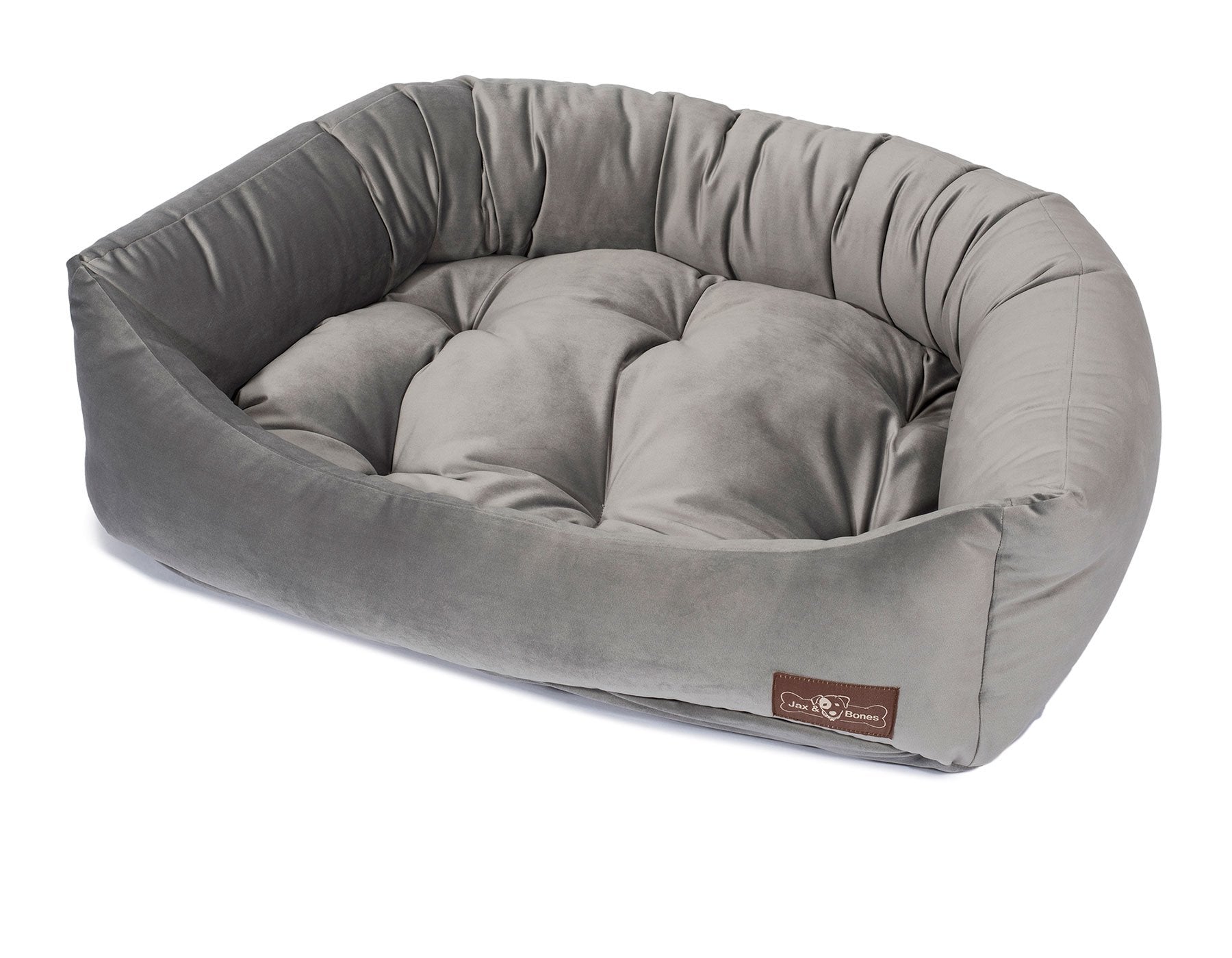 Jax & Bones Vintage Seal Grey Napper Bed